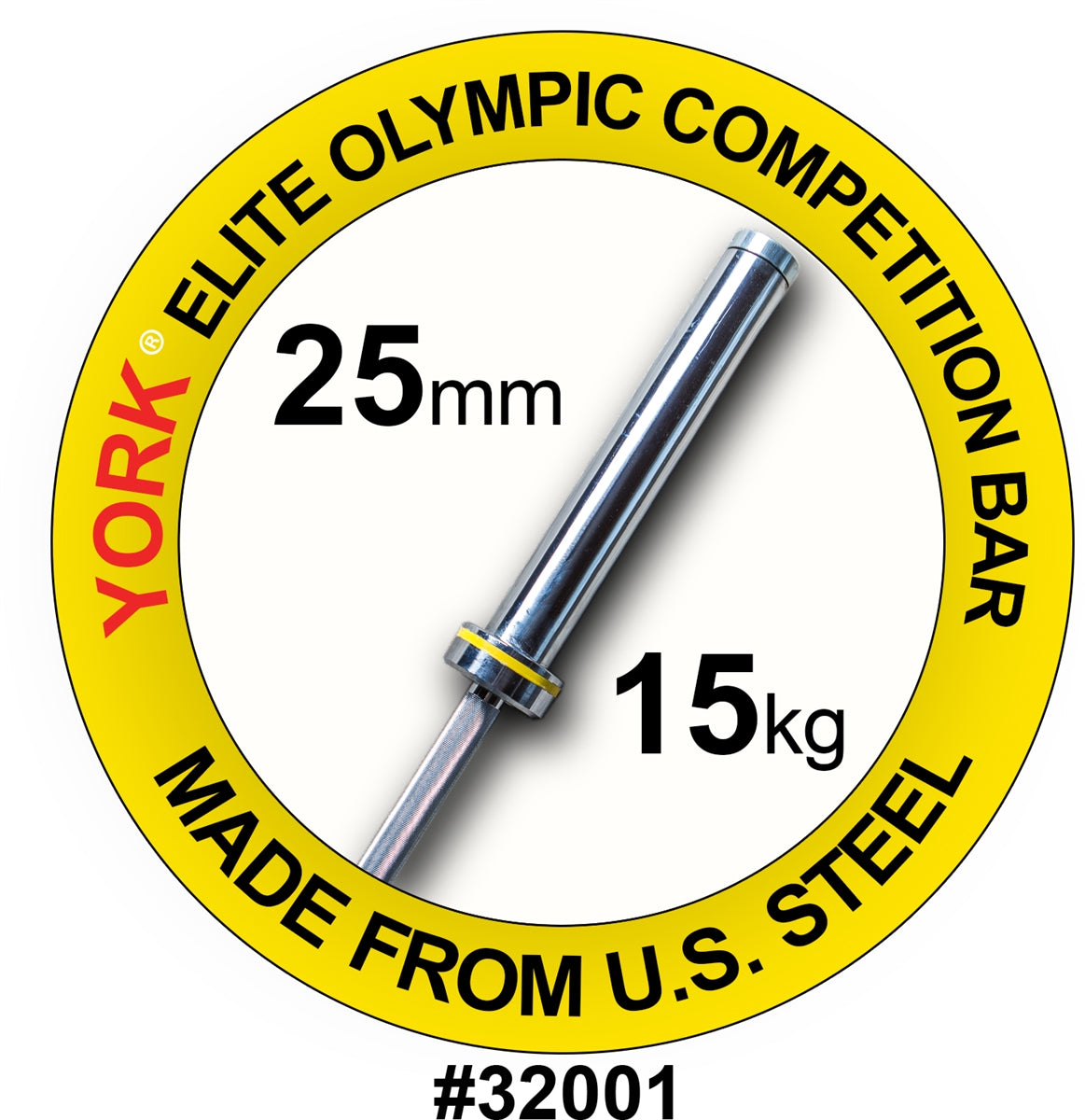 York Women Elite Olympic Competition Bar | Dotmar Fitness