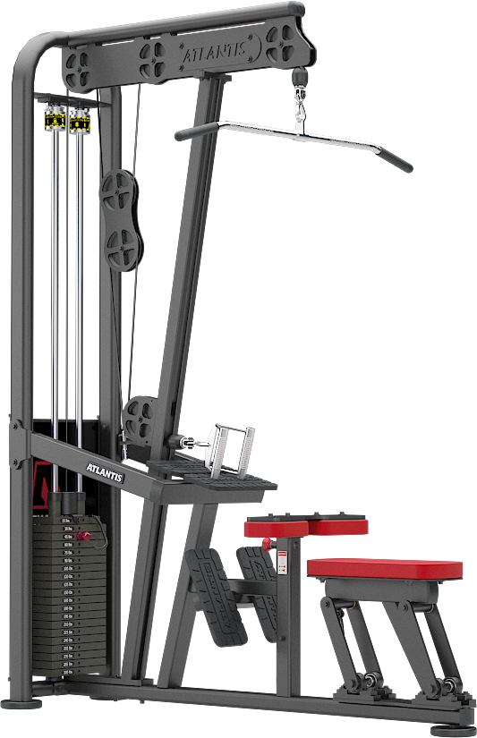 Atlantis D-438 Lat Pulldown / Low Row Combo | Dotmar Fitness