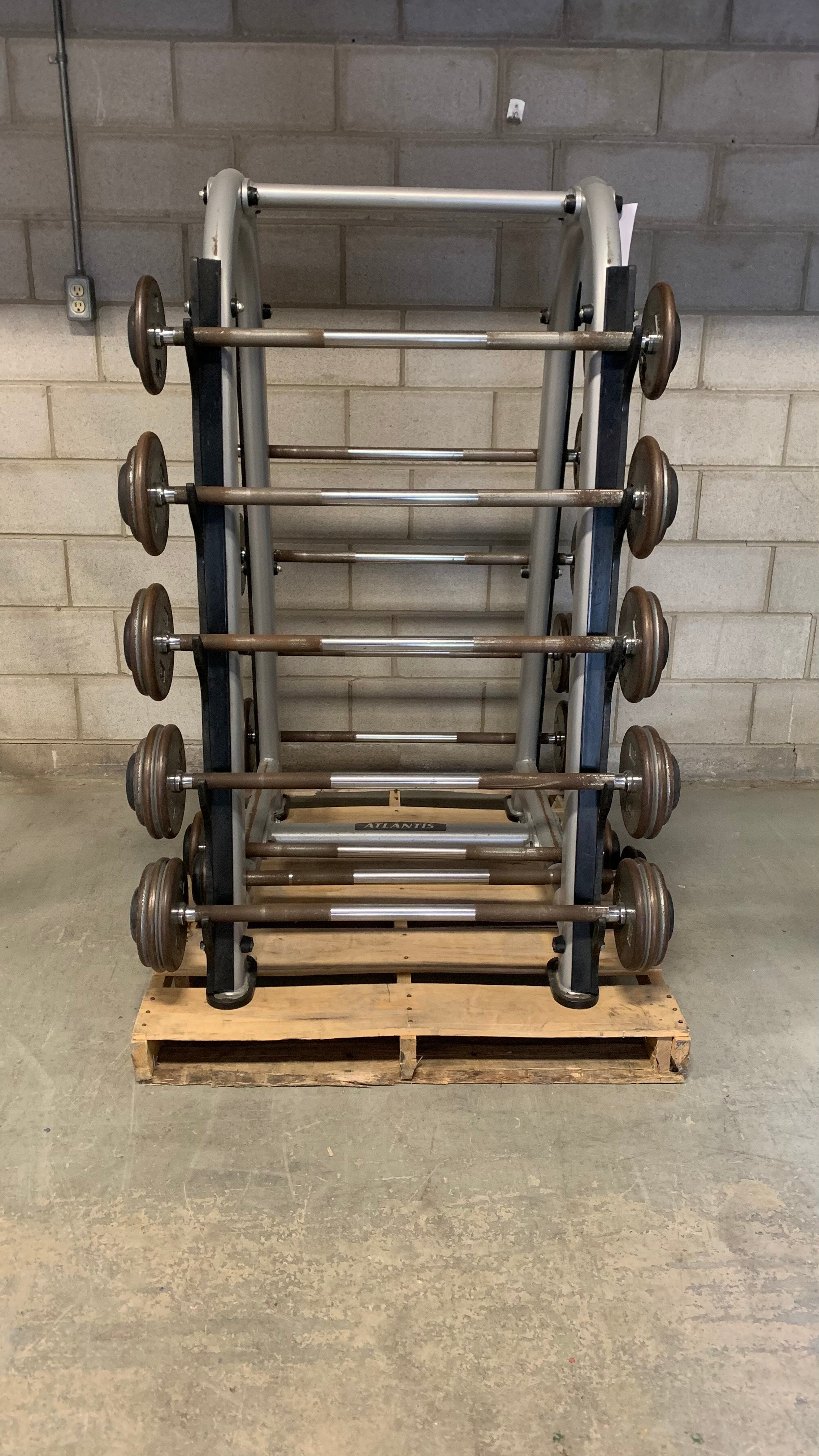 Used Intek Barbell Set with Atlantis Rack | Dotmar Fitness