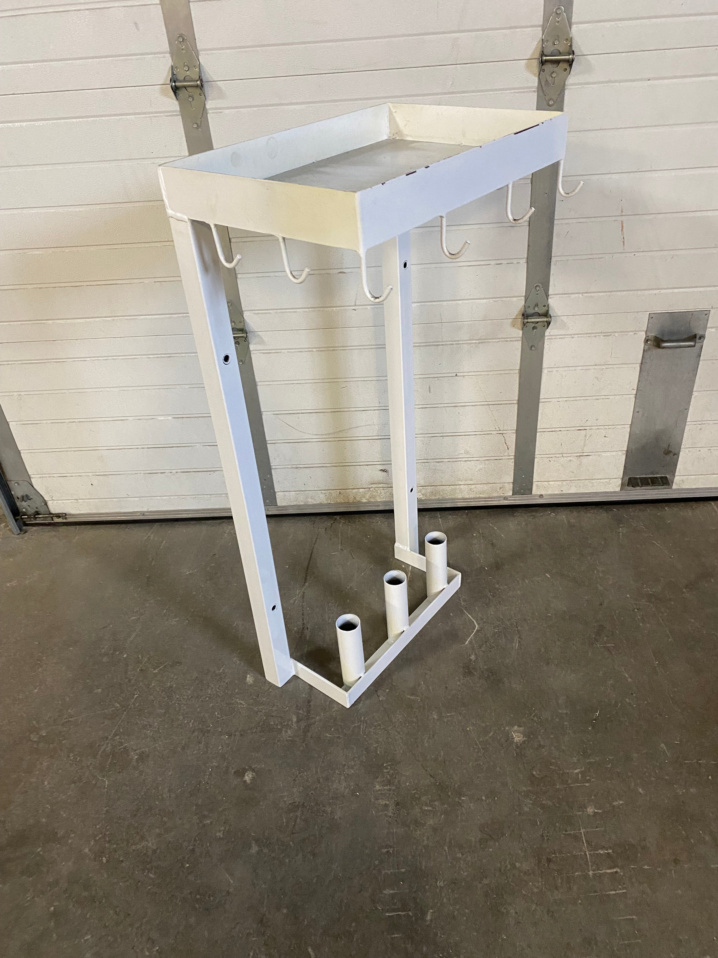 Used wall mounted accessory rack | Dotmar Fitness